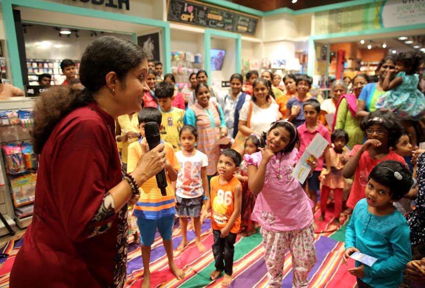 Starmark Presented Story telling session by Janaki Sabesh at Starmark ...